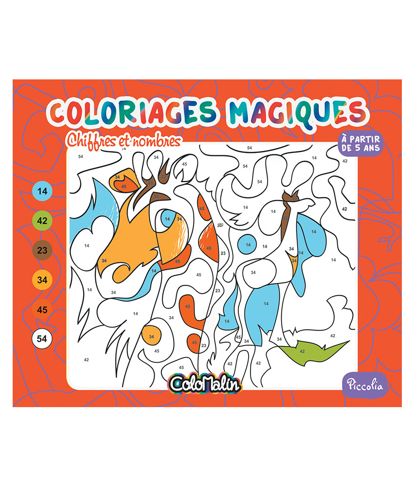 Coloriages magiques - Les animaux + Chiffres et nombres + Premiers ...