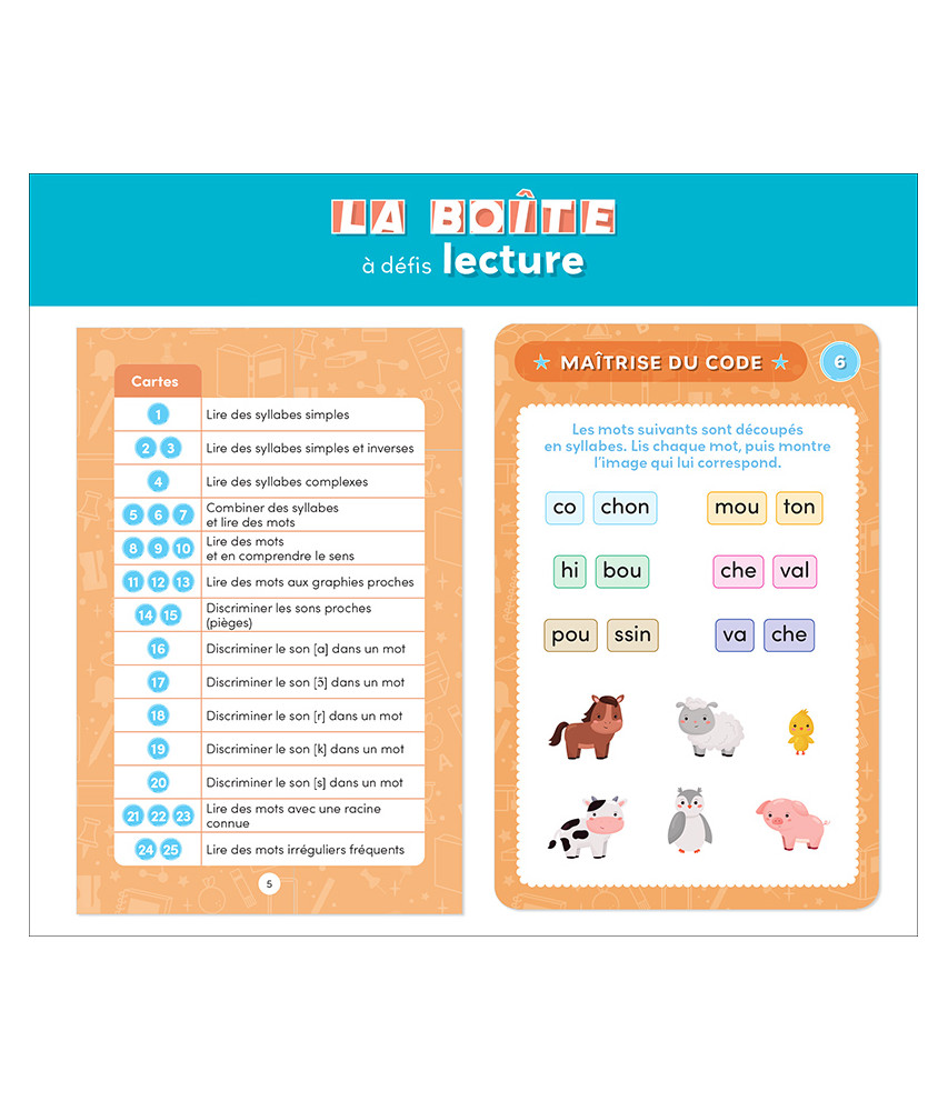 La boîte à défis lecture