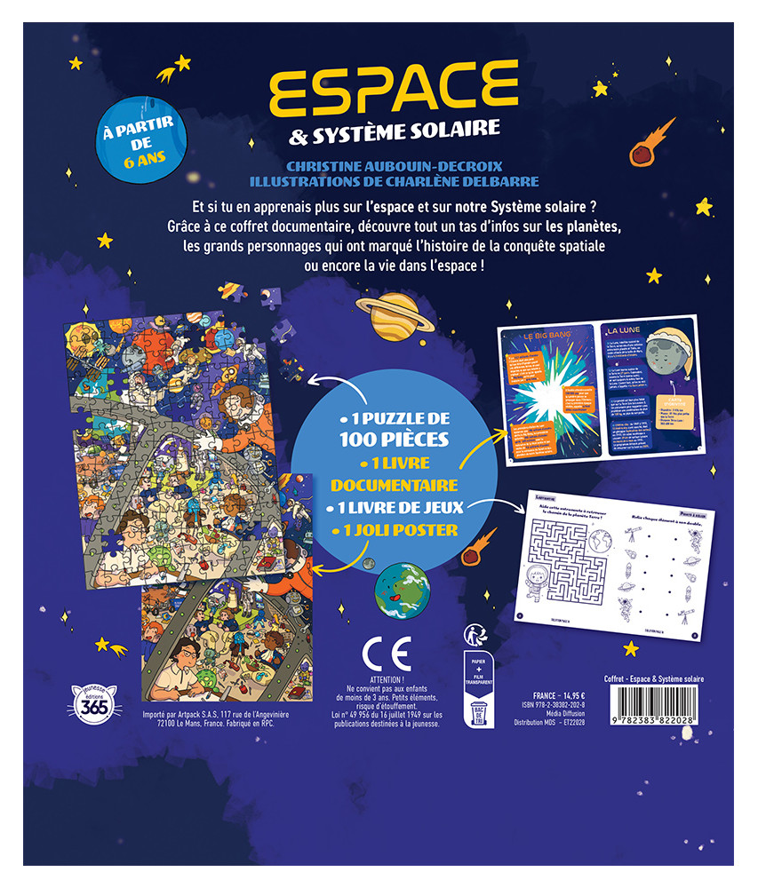 Coffret Espace et système solaire